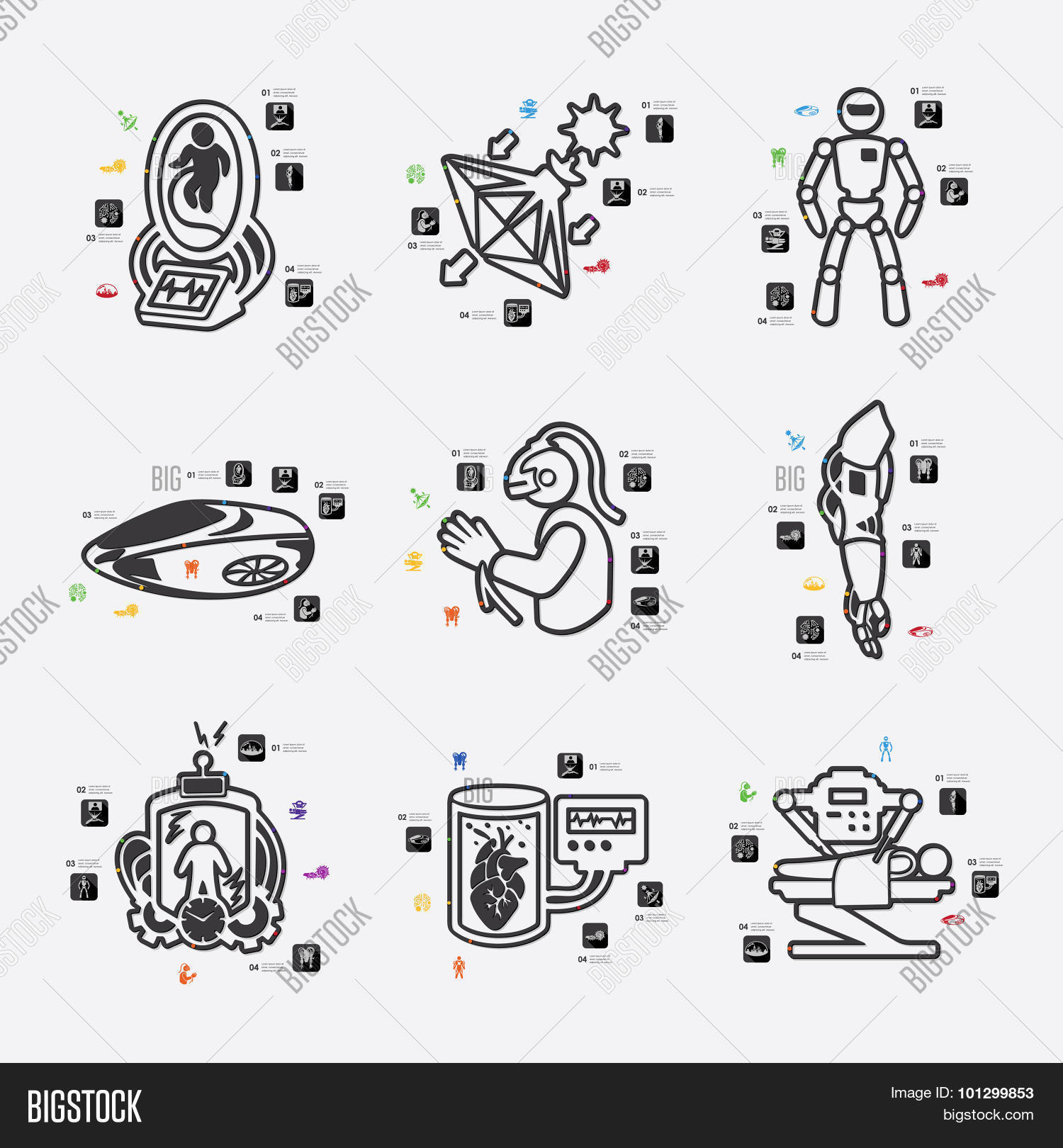 Invention Infographic Vector & Photo (Free Trial) | Bigstock