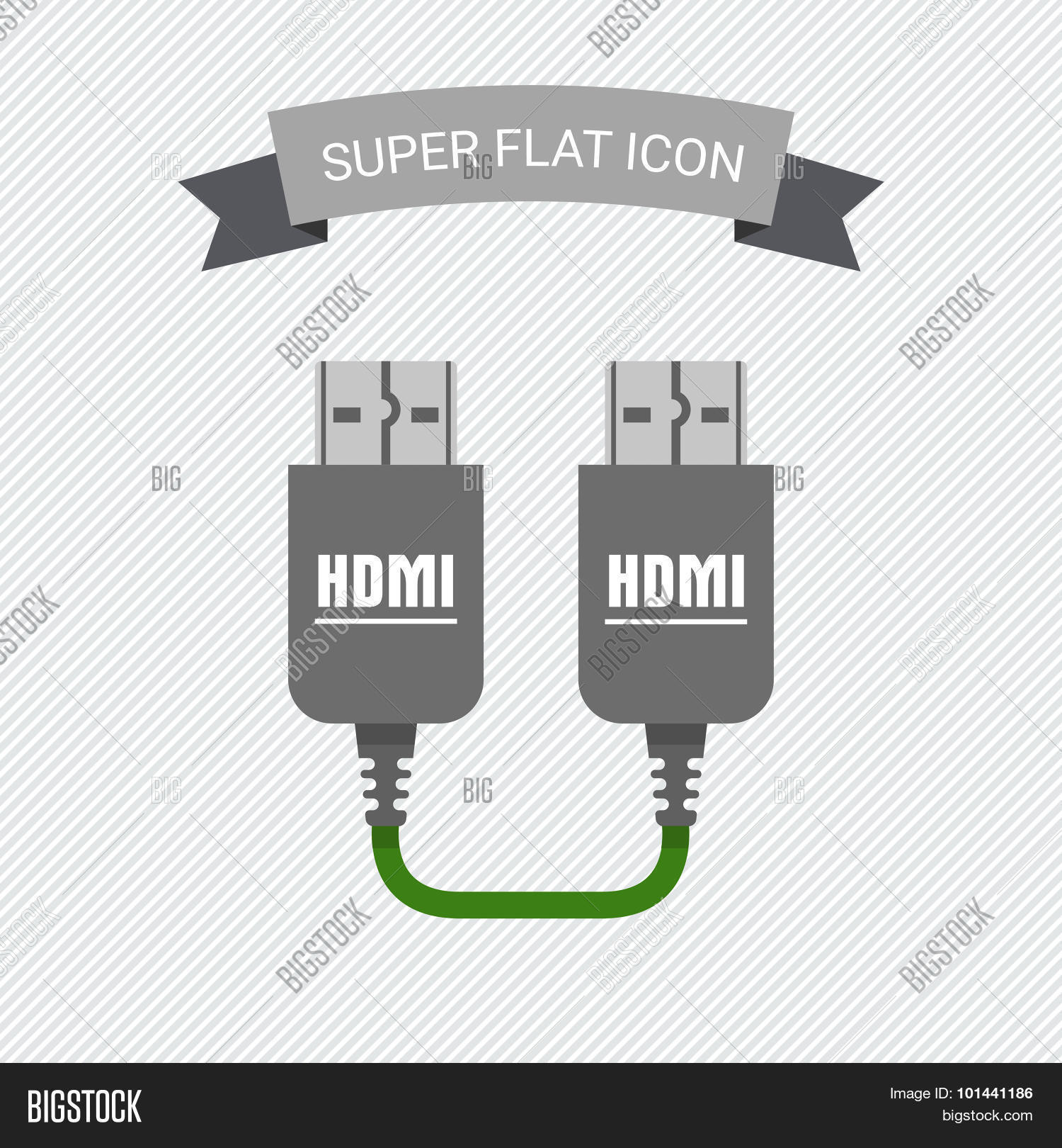 HDMI Cable Vector & Photo (Free Trial) | Bigstock