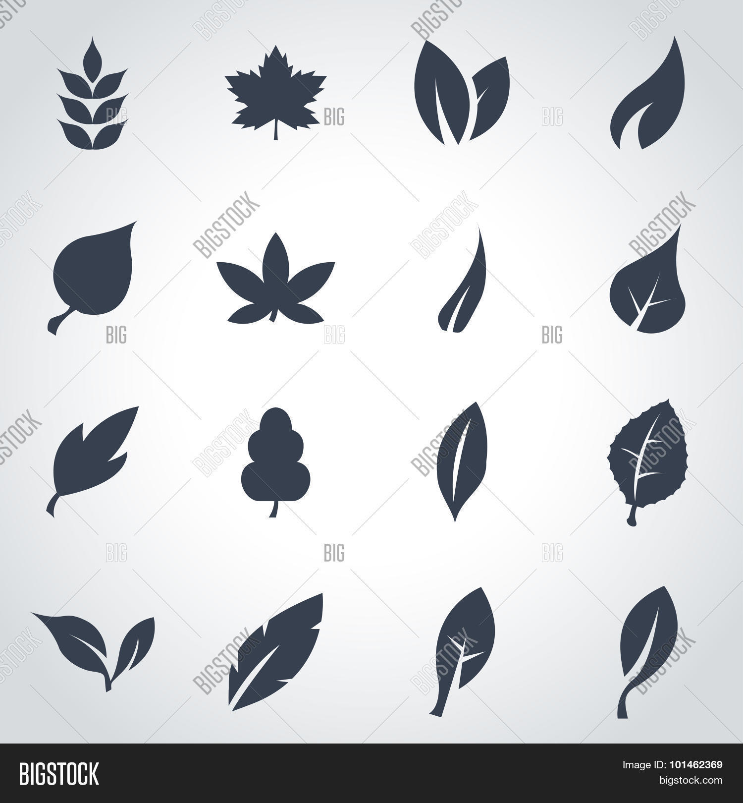 Vector Black Leaf Vector & Photo (Free Trial) | Bigstock
