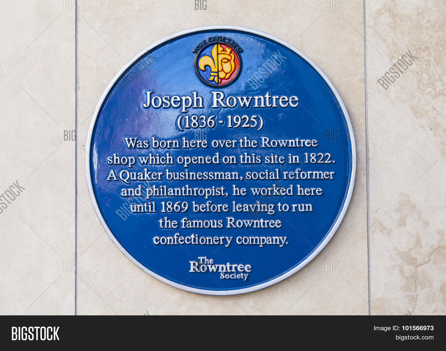 Joseph Rowntree Blue Image & Photo (Free Trial) | Bigstock