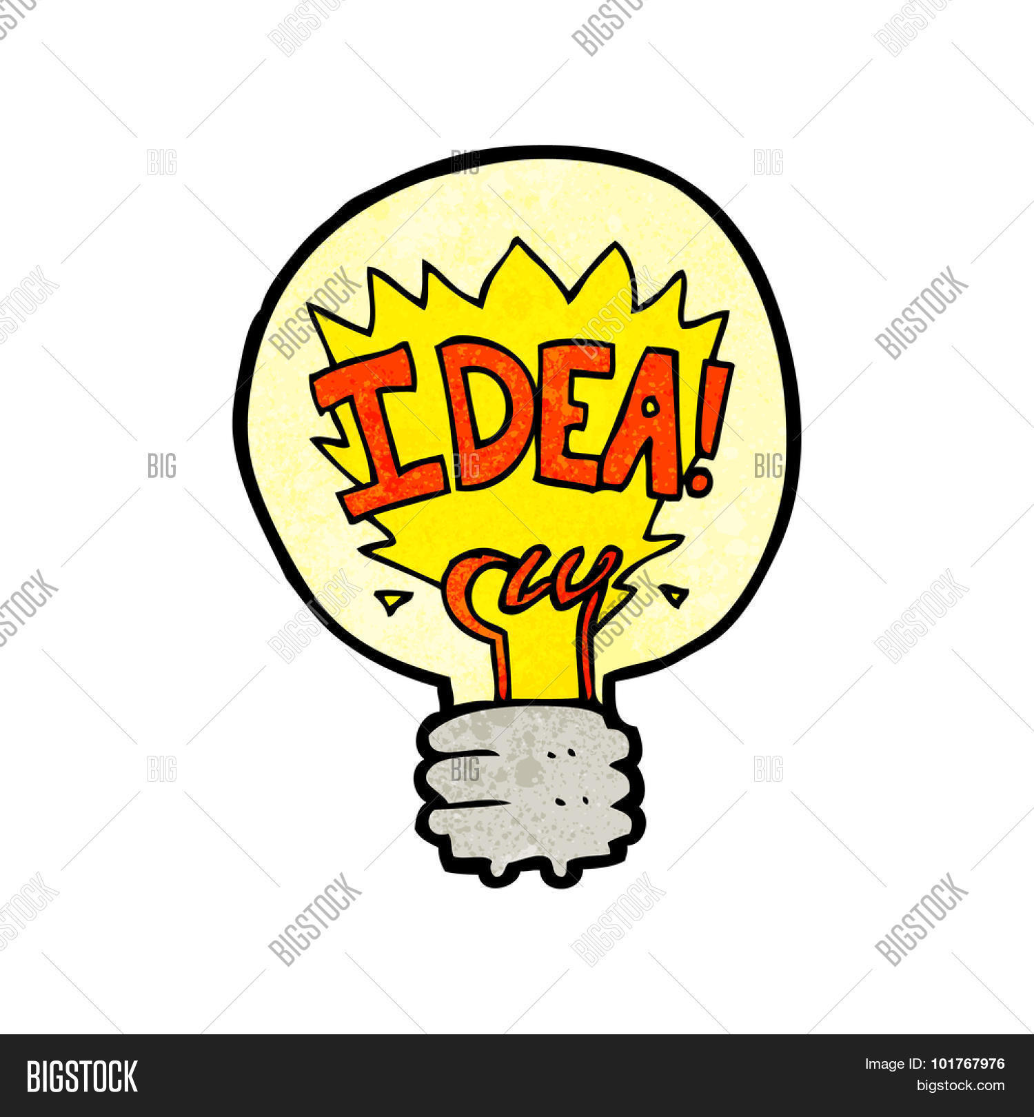 Cartoon Idea Light Vector & Photo (Free Trial) | Bigstock
