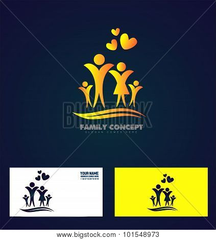 Family Member Logo Vector & Photo (Free Trial) | Bigstock