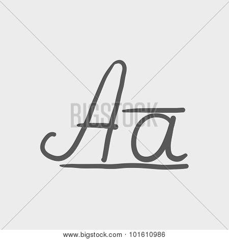 Cursive Letter Sketch Vector & Photo (Free Trial) | Bigstock