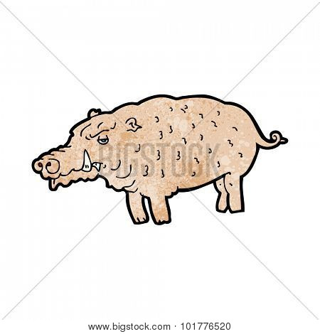 Cartoon Hog Vector & Photo (Free Trial) | Bigstock