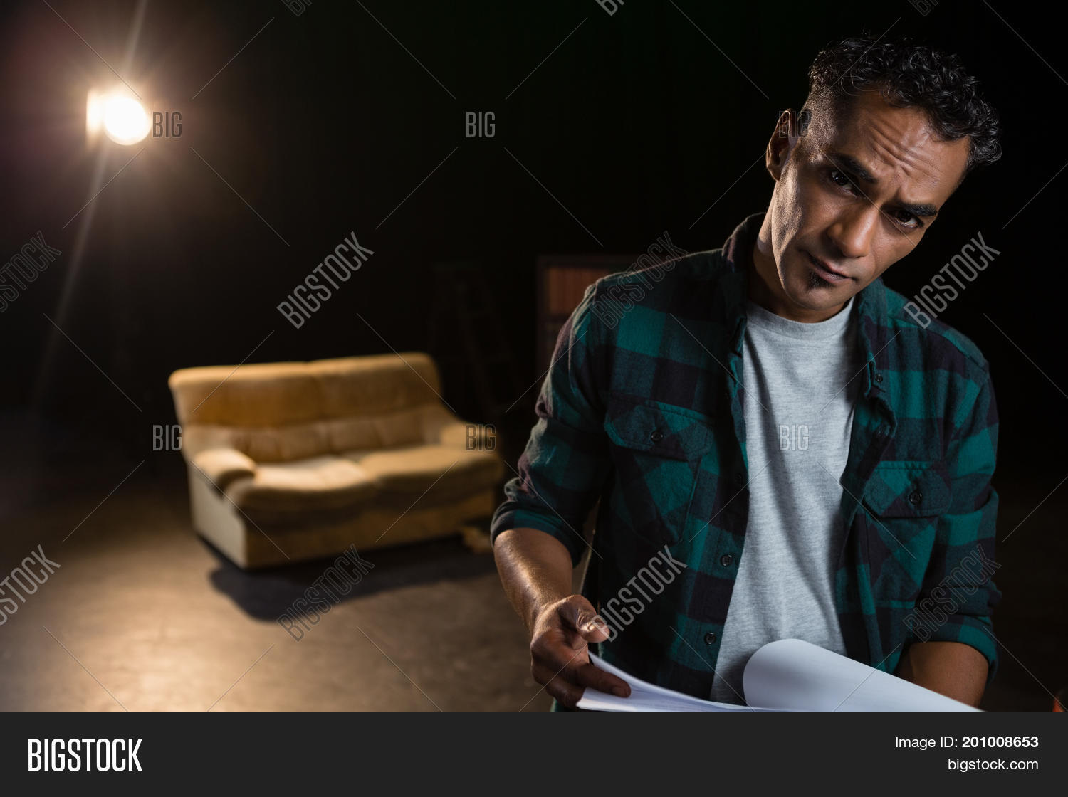 Portrait Actor Holding Image & Photo (Free Trial) | Bigstock