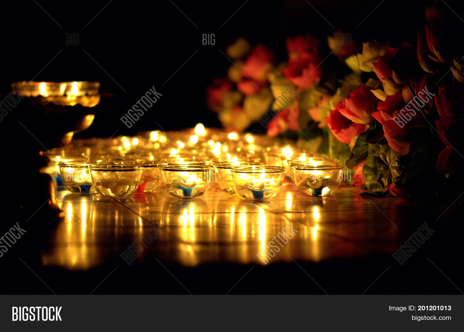 Candle Lit Thai Image & Photo (Free Trial) | Bigstock