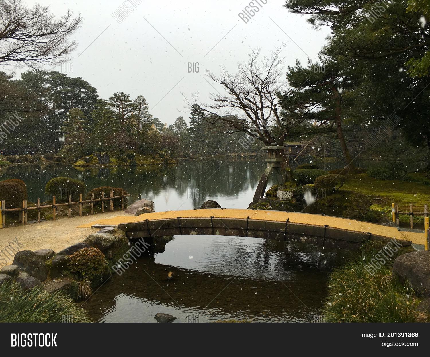 Snow Falling On Kotoji Image & Photo (Free Trial) | Bigstock