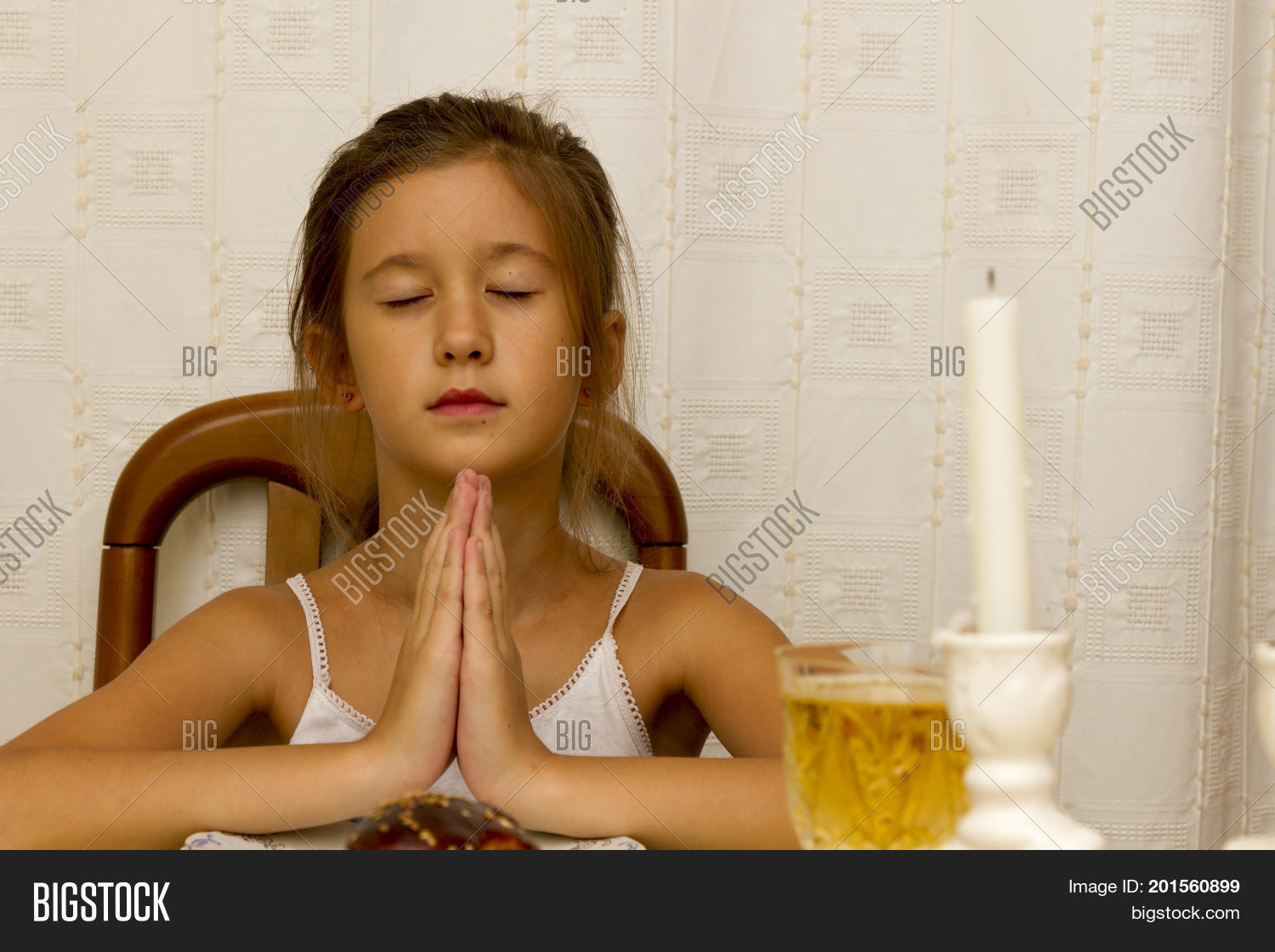 Girl Says Blessing Image & Photo (Free Trial) | Bigstock