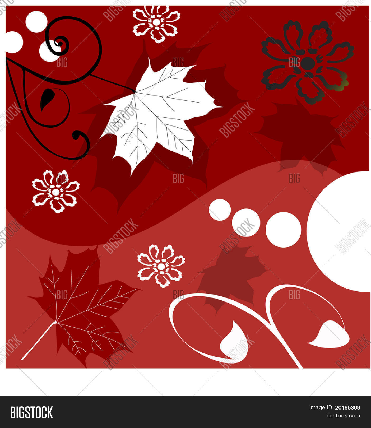 Winter Leaves Vector & Photo (Free Trial) | Bigstock