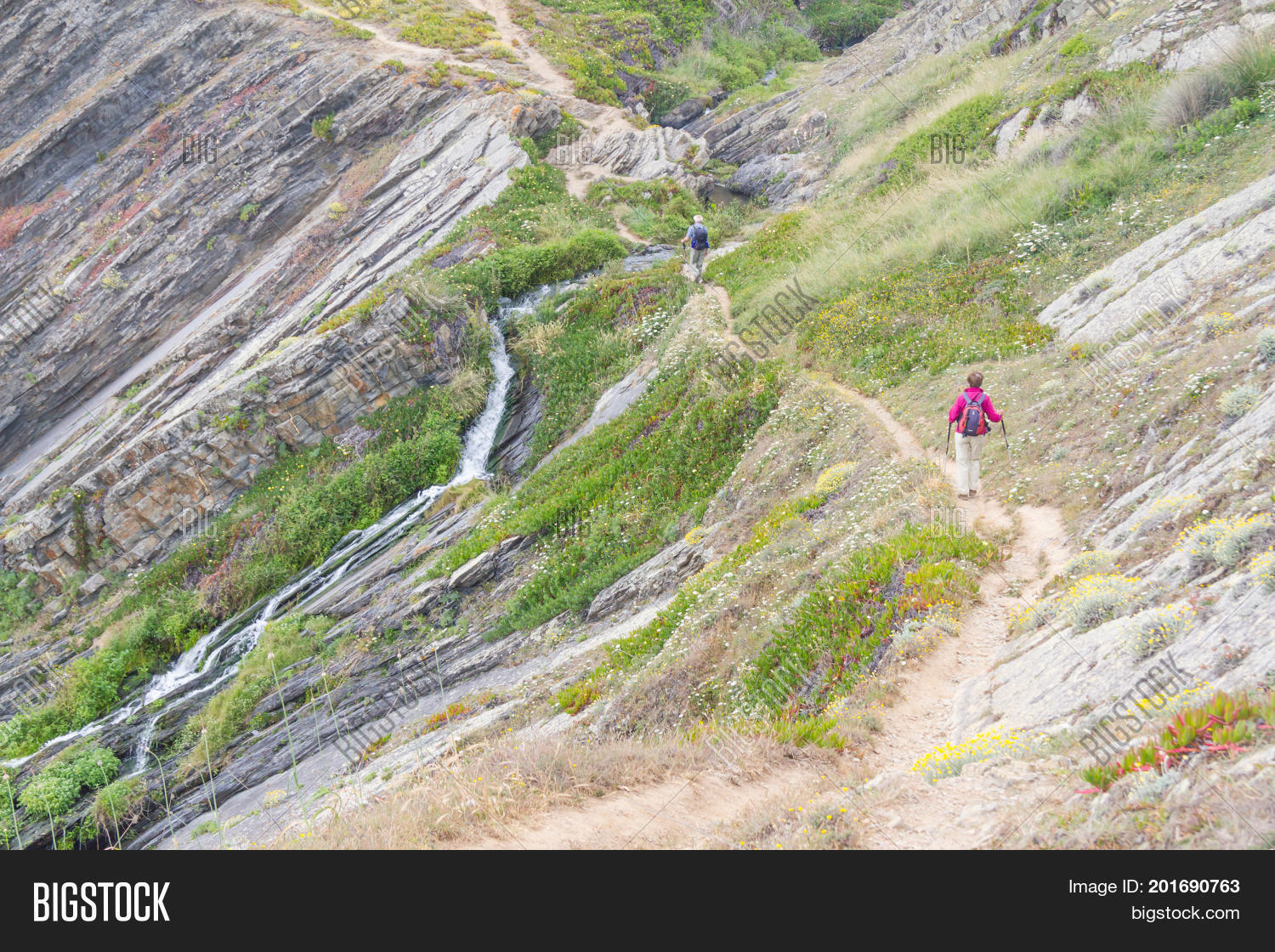 Trekking Over Cliffs Image & Photo (Free Trial) | Bigstock