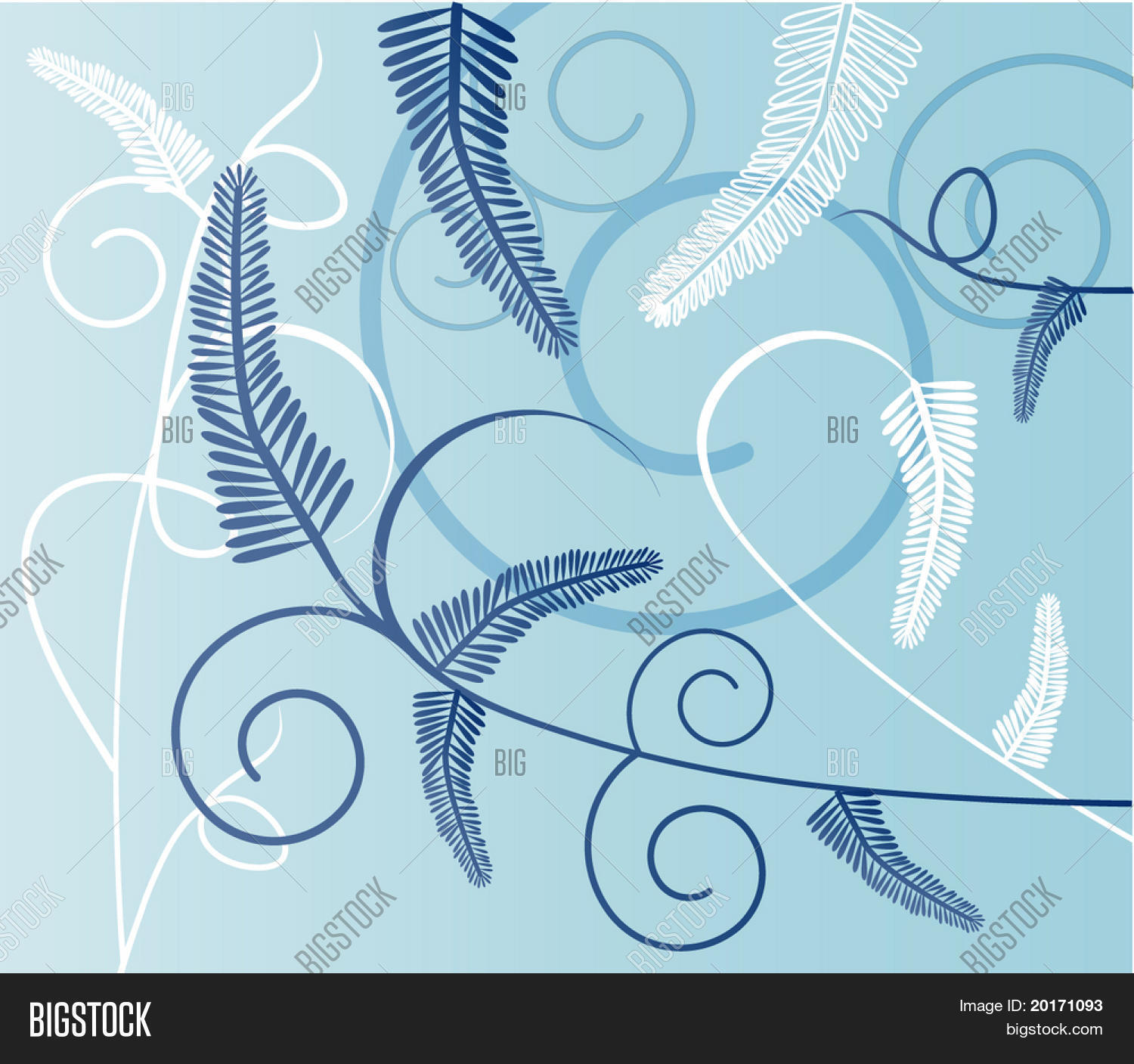 Blue Grass Vector Vector & Photo (Free Trial) | Bigstock