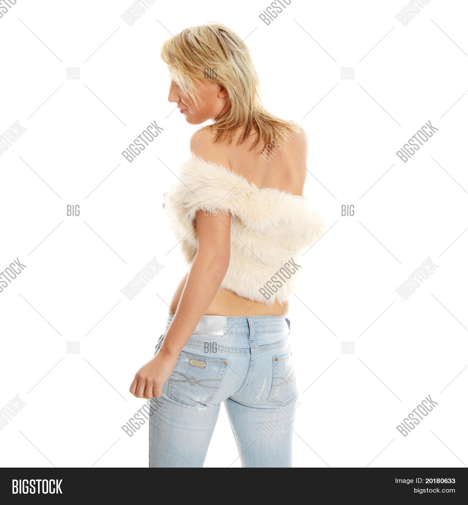 Young Sexy Woman Jeans Image And Photo Free Trial Bigstock