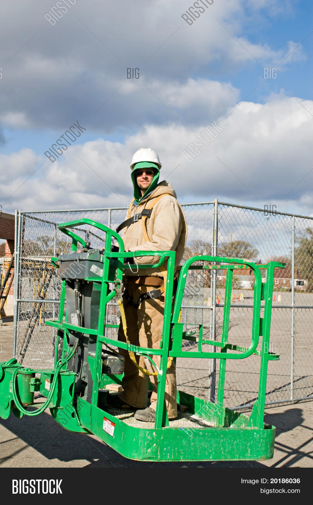 Worker Lift Image & Photo (Free Trial) | Bigstock