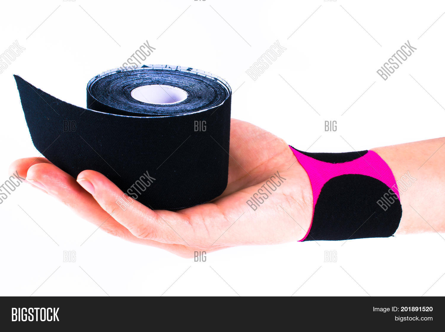 Hand Kinesiology Tape Image & Photo (Free Trial) | Bigstock