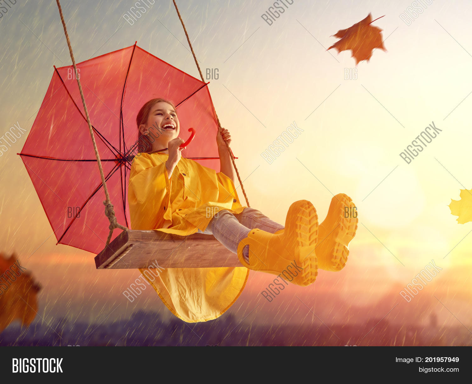 Happy Funny Child Red Image & Photo (Free Trial) | Bigstock