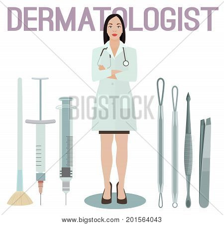 Dermatologist Her Vector & Photo (Free Trial) | Bigstock