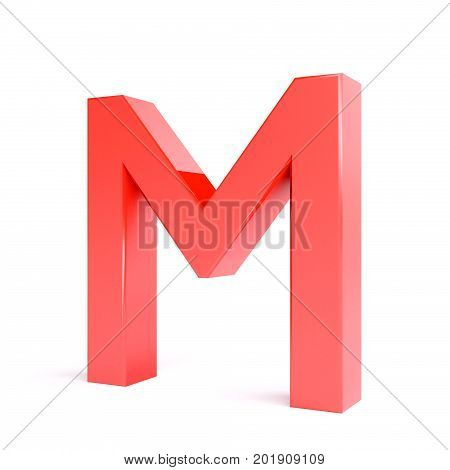 Red Plastic Letter M. Image & Photo (Free Trial) | Bigstock