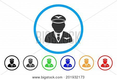 Pilot Vector Rounded Vector & Photo (Free Trial) | Bigstock
