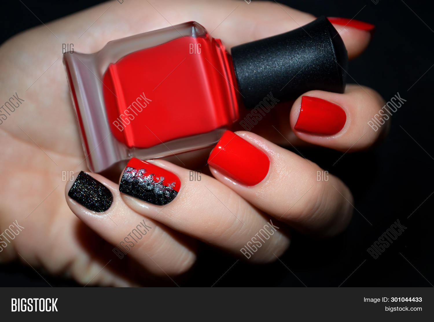 Female Hand Red Nail Image & Photo (Free Trial) | Bigstock