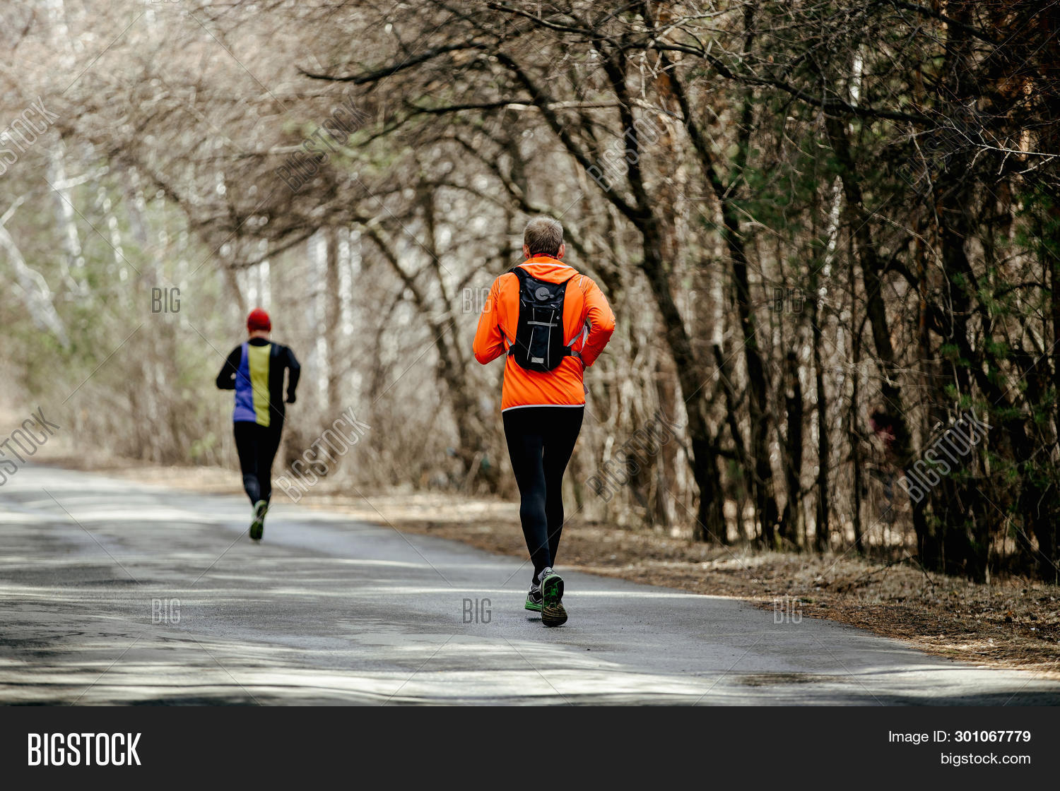 Back Two Men Runners Image & Photo (Free Trial) | Bigstock