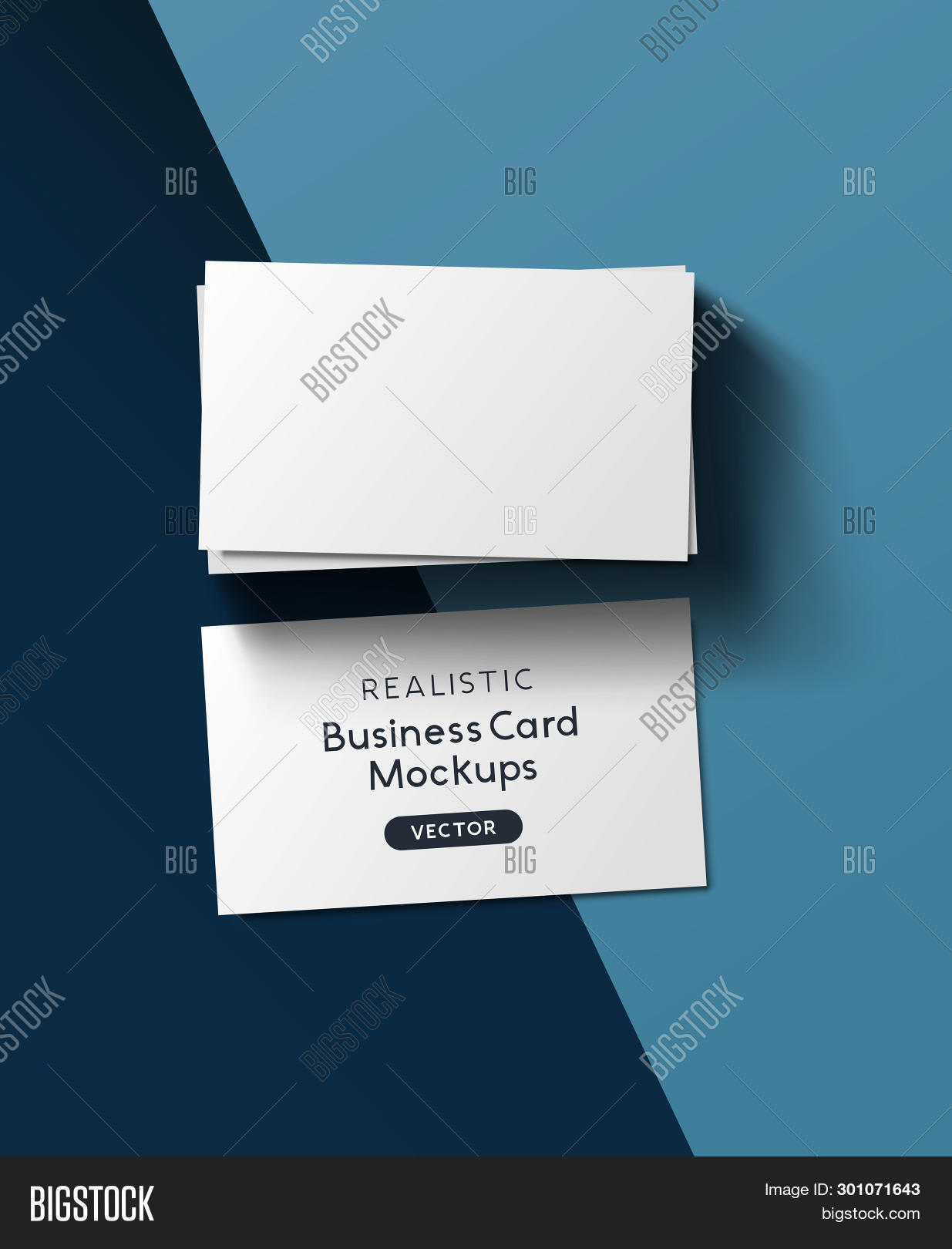 Stack Business Cards Vector & Photo (Free Trial) | Bigstock
