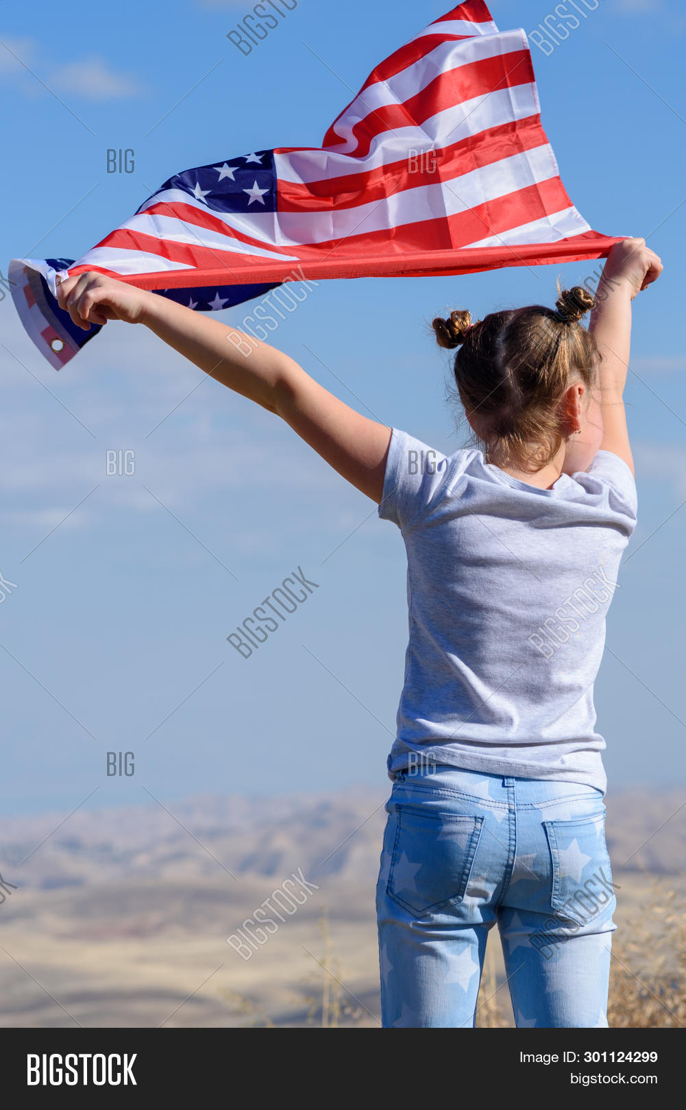 American Flag. Back Image & Photo (Free Trial) | Bigstock