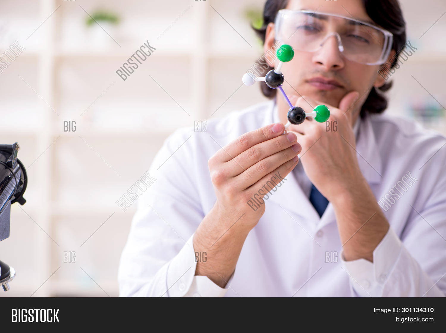 Young Male Scientist Image & Photo (Free Trial) | Bigstock