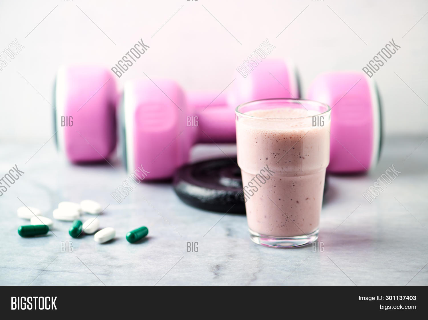 Glass Protein Shake Image & Photo (Free Trial) | Bigstock