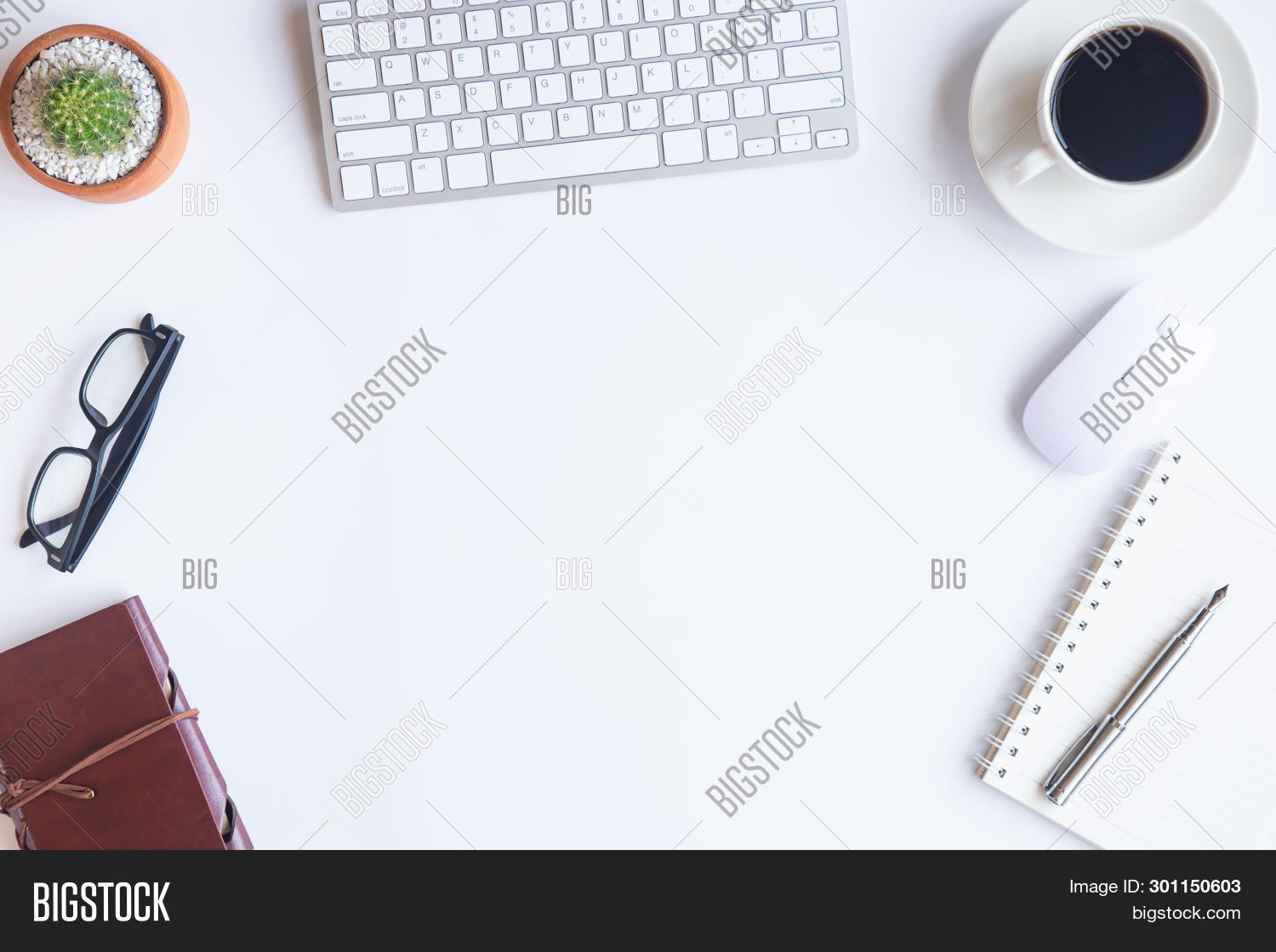 Top View Desk Office Image & Photo (Free Trial) | Bigstock