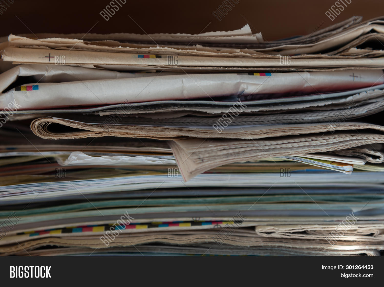 Pile Old Newspapers Image & Photo (Free Trial) | Bigstock