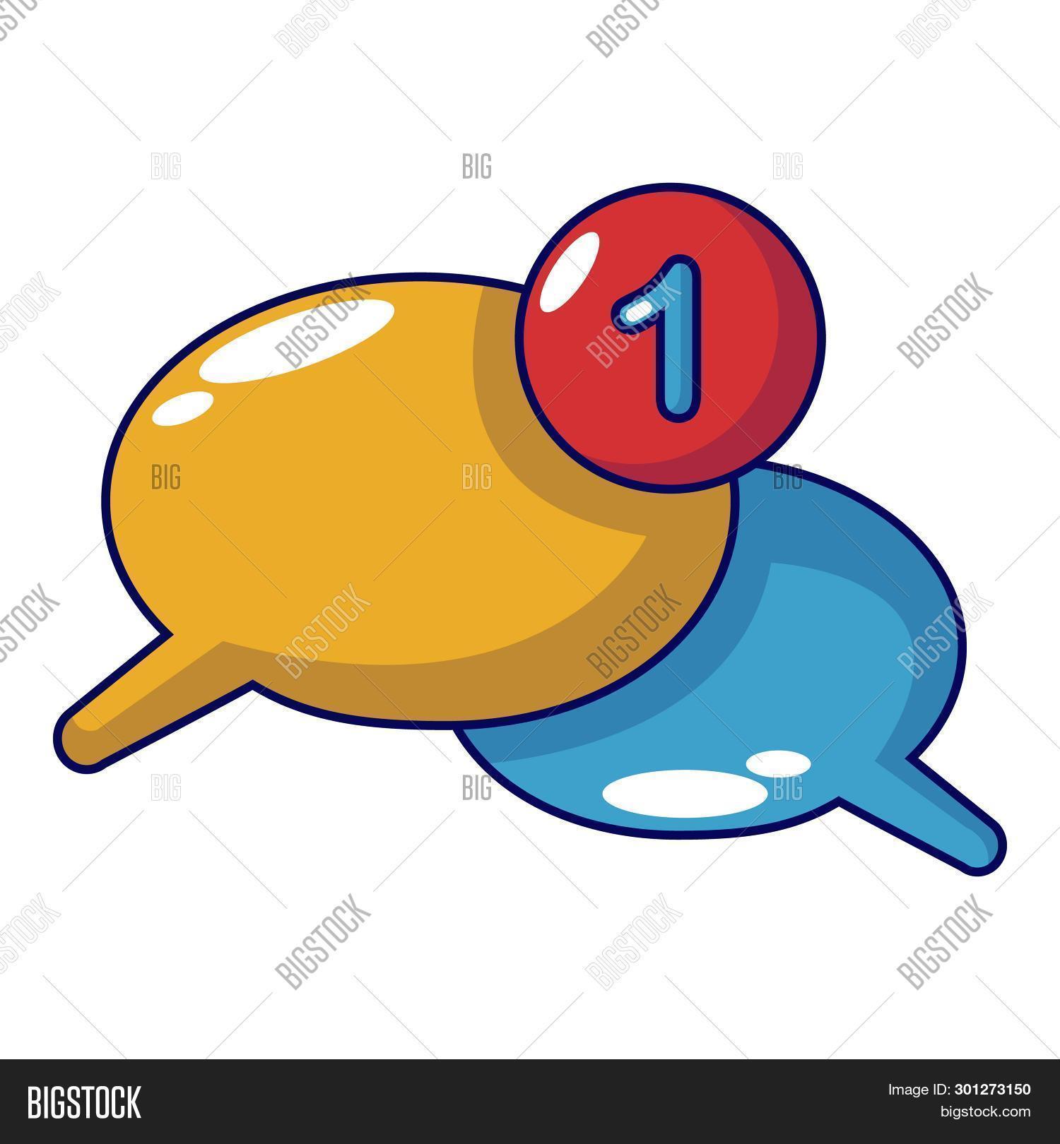 Dialog Icon. Cartoon Image & Photo (Free Trial) | Bigstock