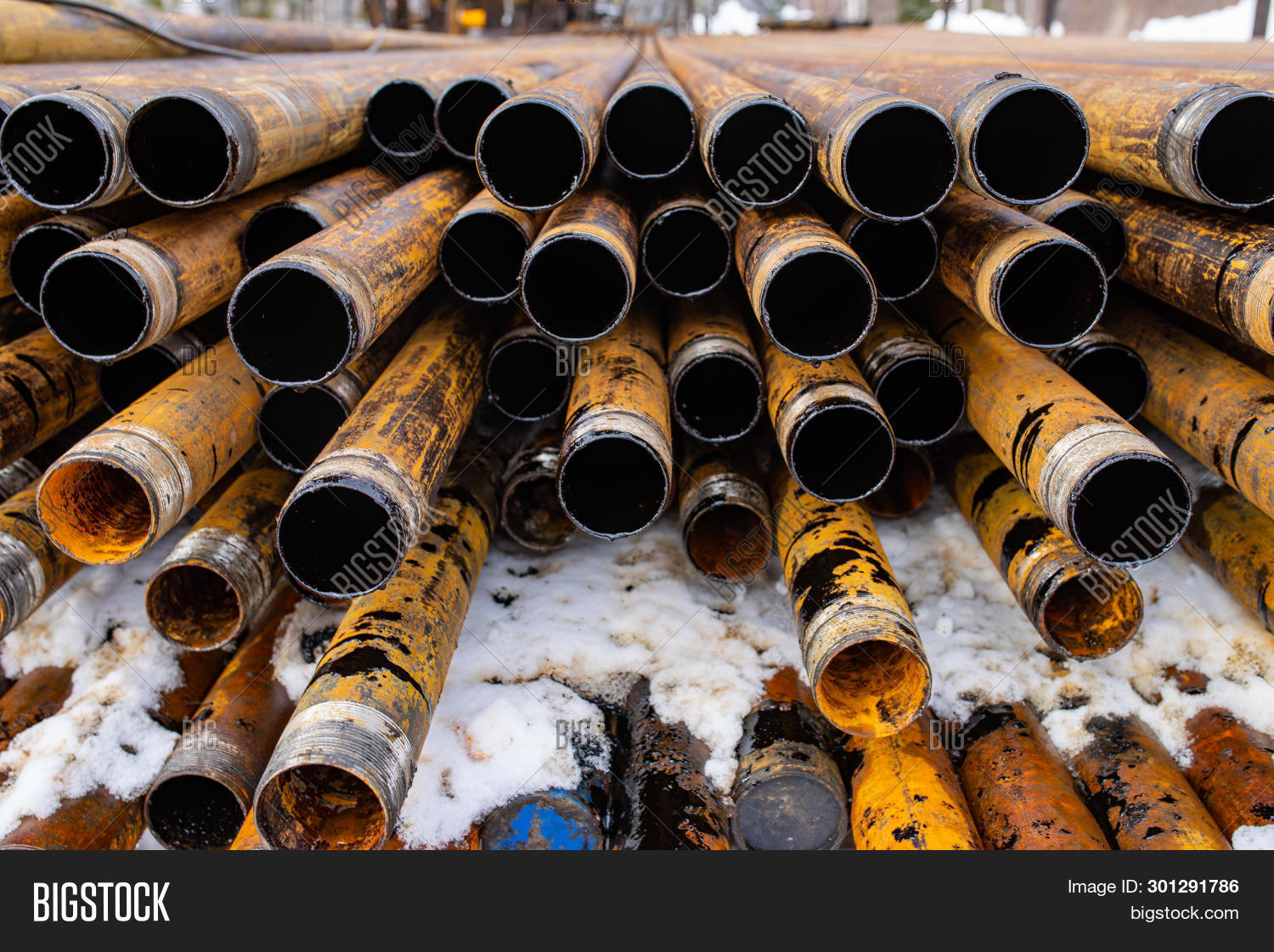 Salvaged Pipes Casings Image & Photo (Free Trial) | Bigstock