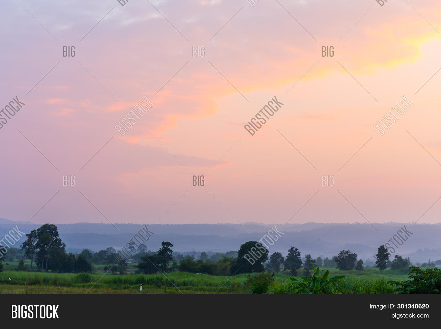 Gold Blue Sunset Sky Image & Photo (Free Trial) | Bigstock