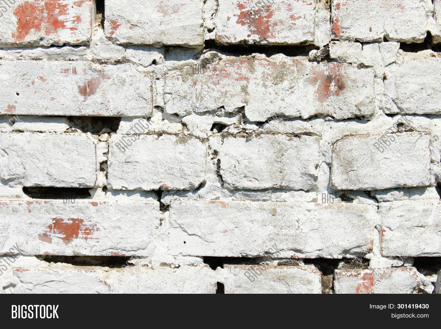 White Old Brick Wall Image & Photo (Free Trial) | Bigstock