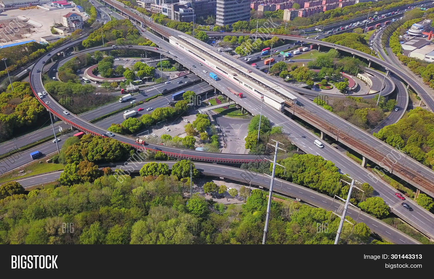 Aerial View Cars On Image & Photo (Free Trial) | Bigstock
