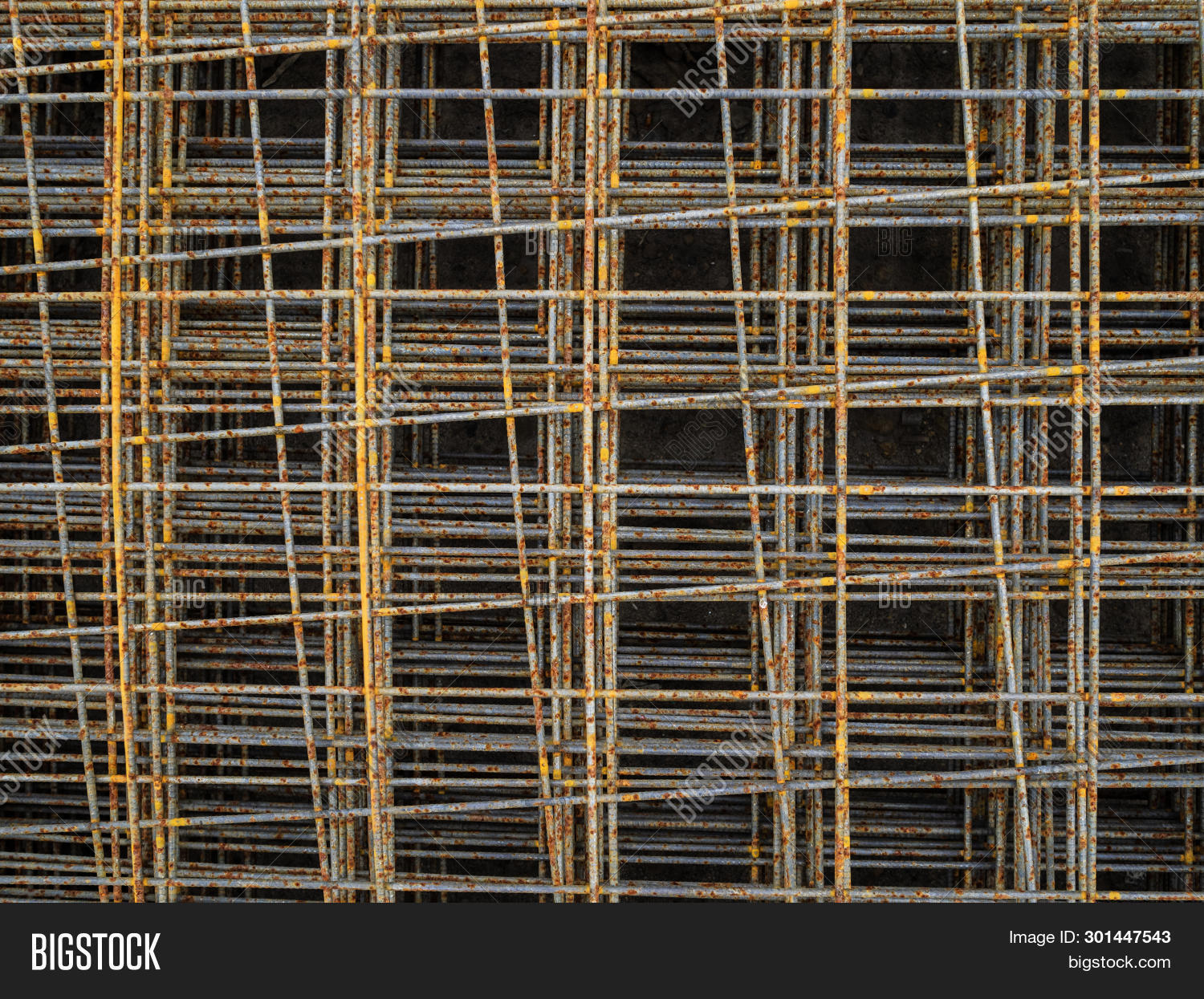Rusty Mesh Concrete Image & Photo (Free Trial) | Bigstock