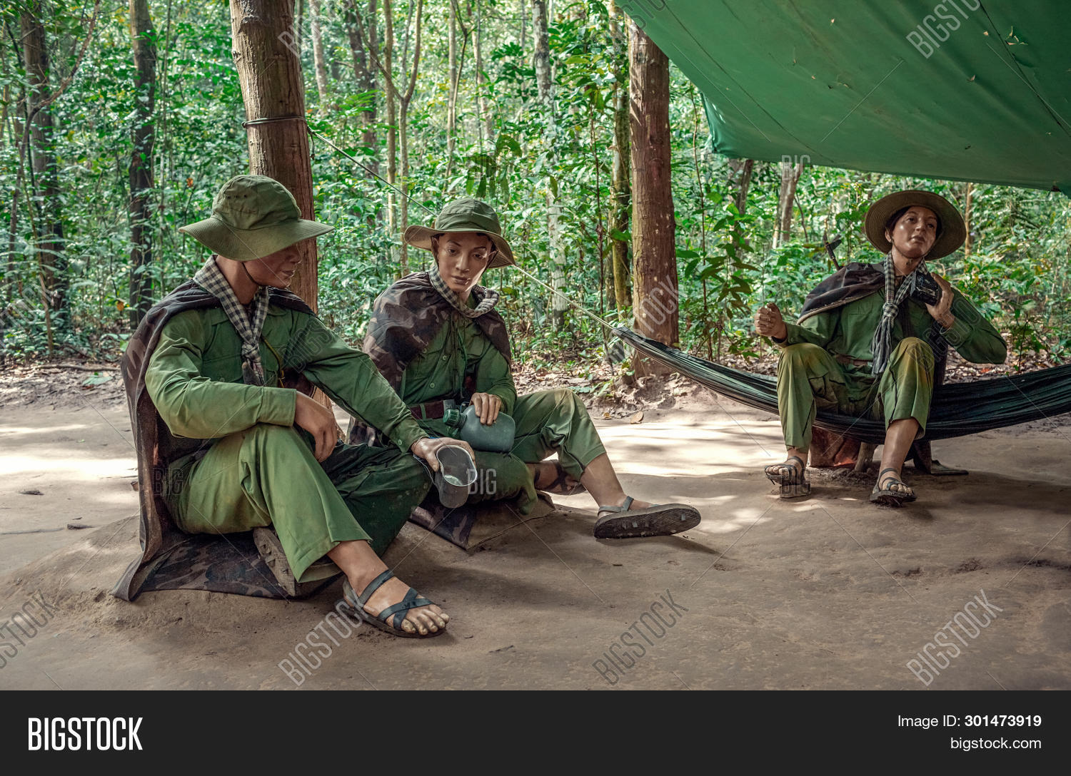 Soldiers Sitting Under Image & Photo (Free Trial) | Bigstock