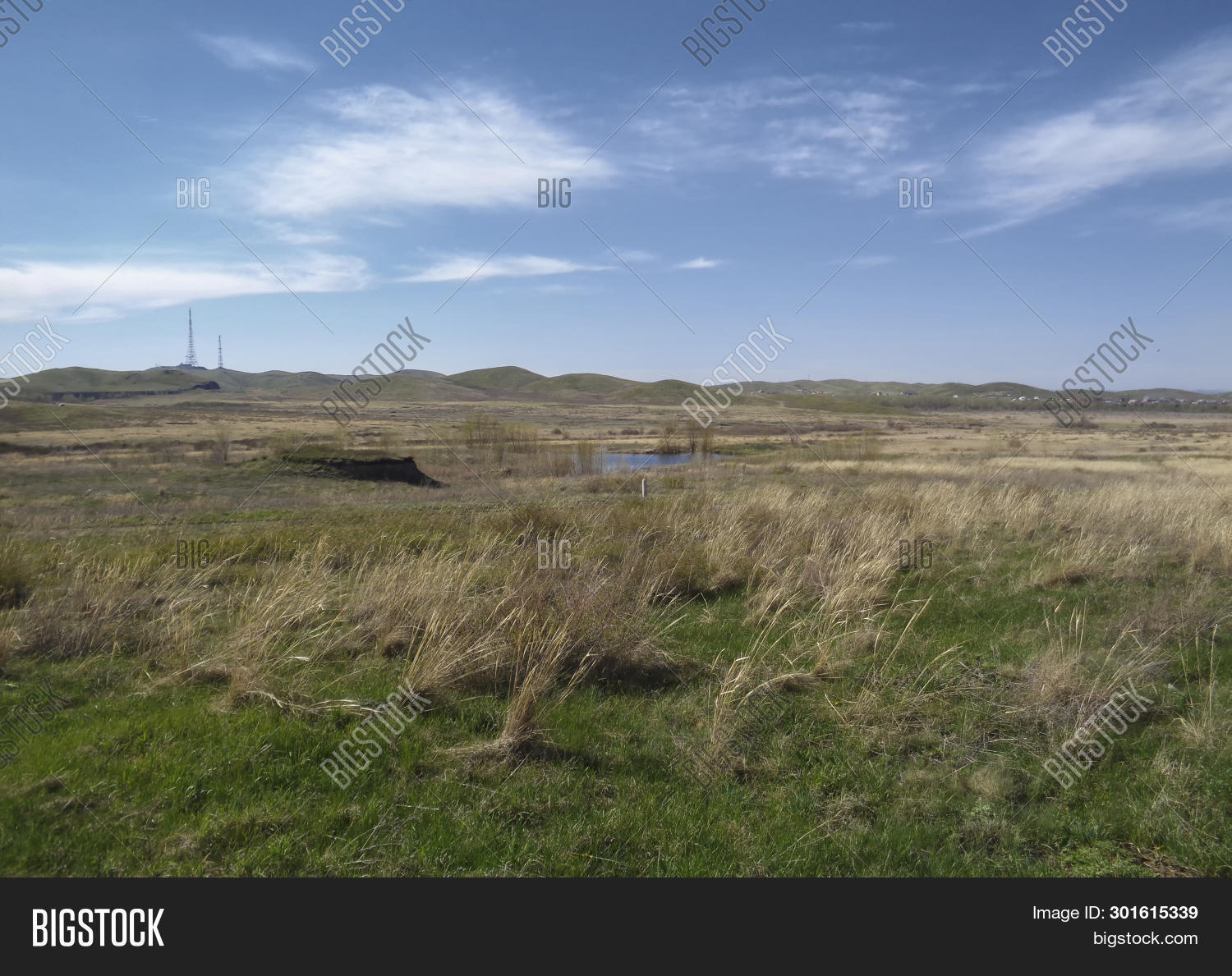 Green Steppe Landscape Image & Photo (Free Trial) | Bigstock