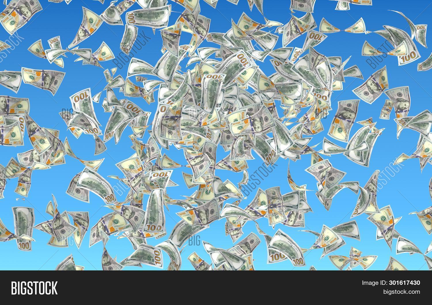 Flying Dollars Image & Photo (Free Trial) | Bigstock