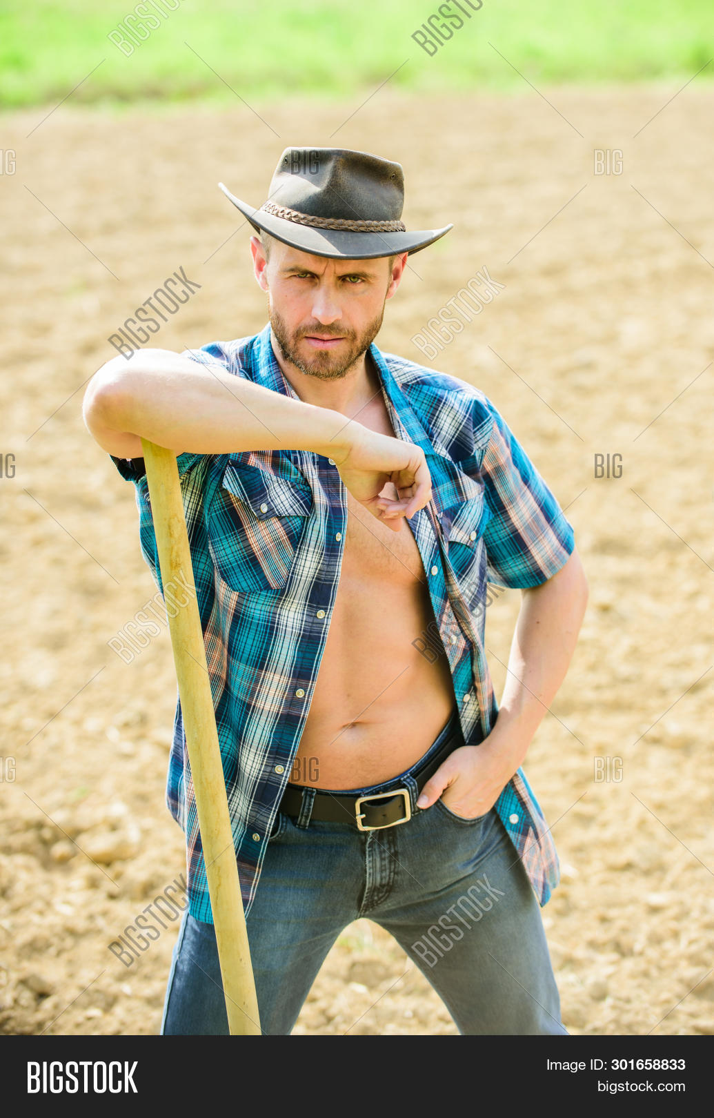 Muscular Ranch Man Image & Photo (Free Trial) | Bigstock