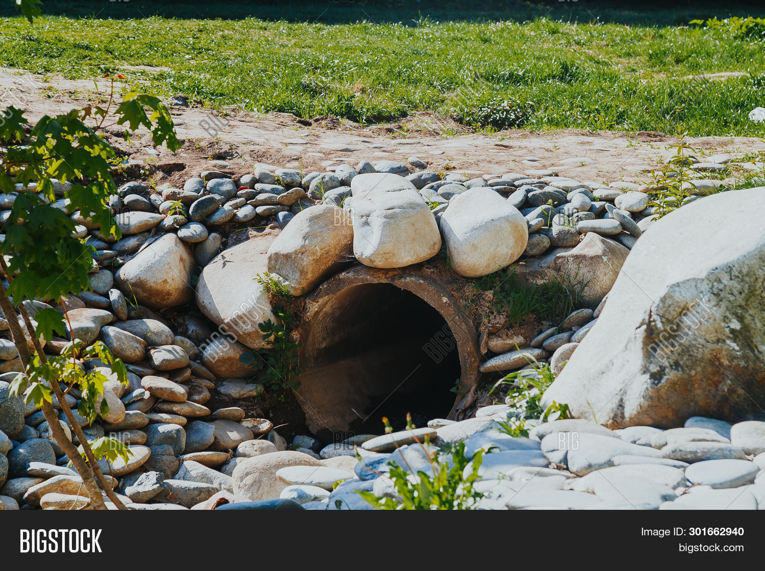 Concrete Drainage Image & Photo (Free Trial) | Bigstock