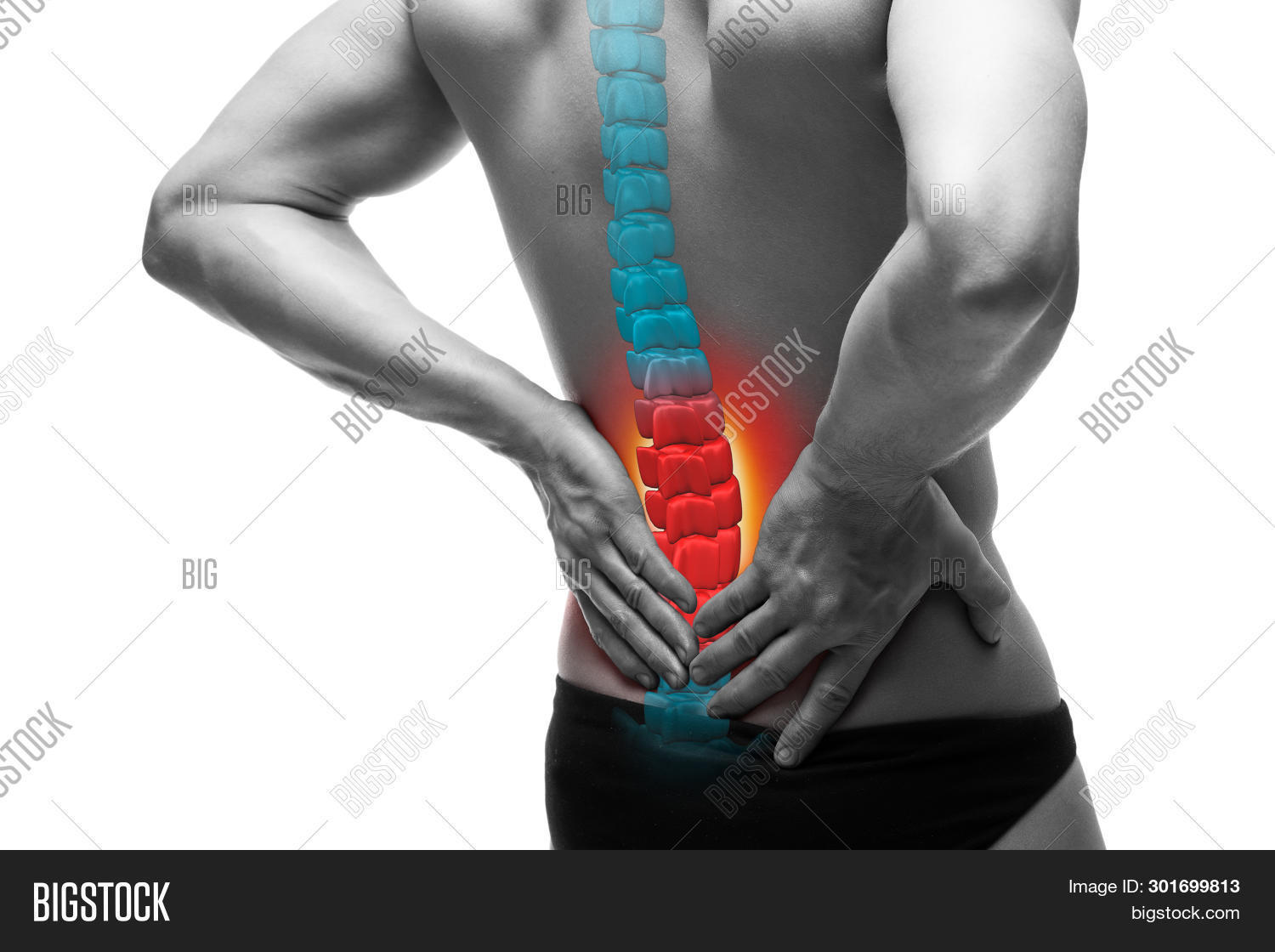 Pain Spine, Man Image & Photo (Free Trial) | Bigstock