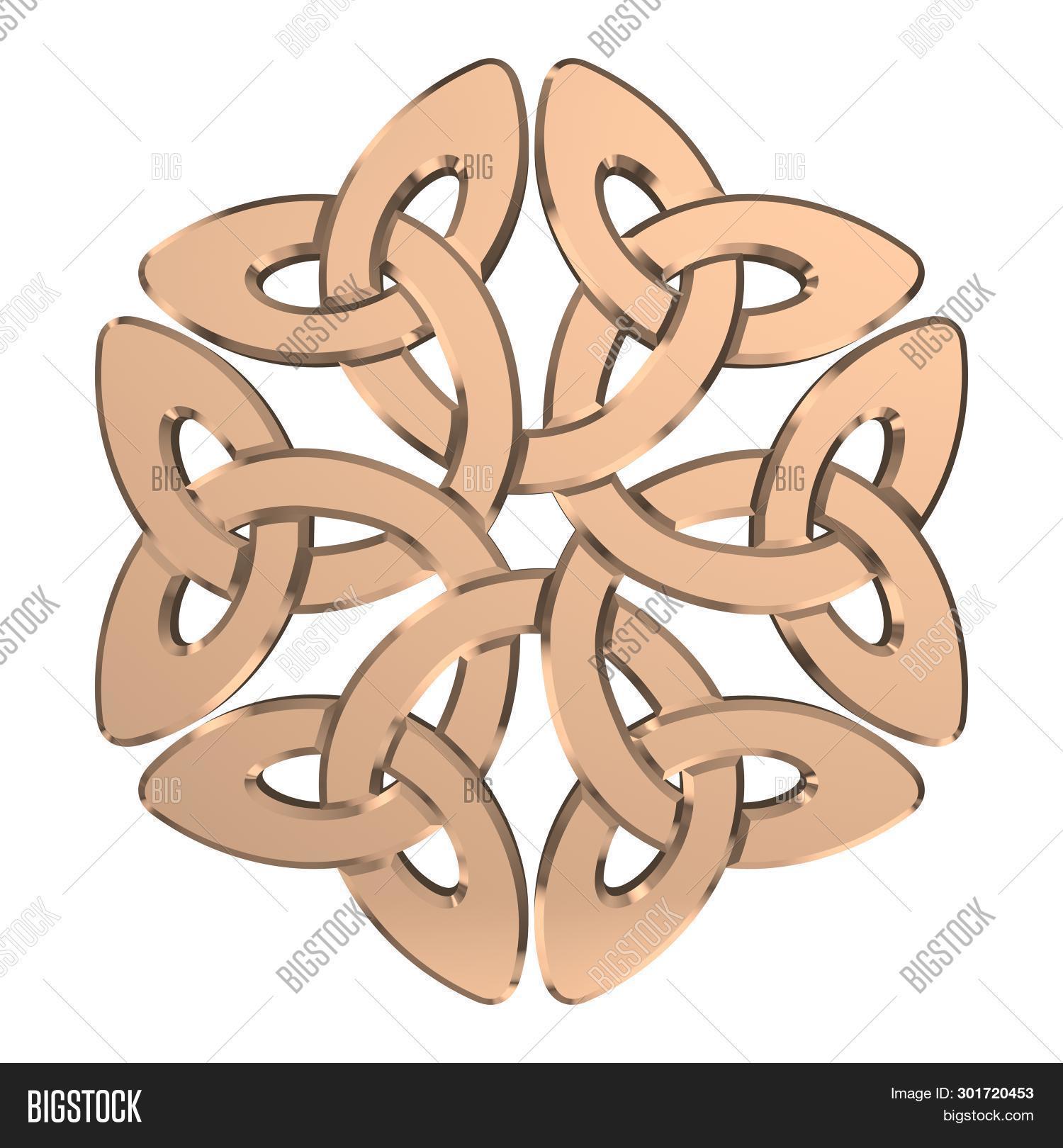 Golden Celtic Knot Image & Photo (Free Trial) | Bigstock