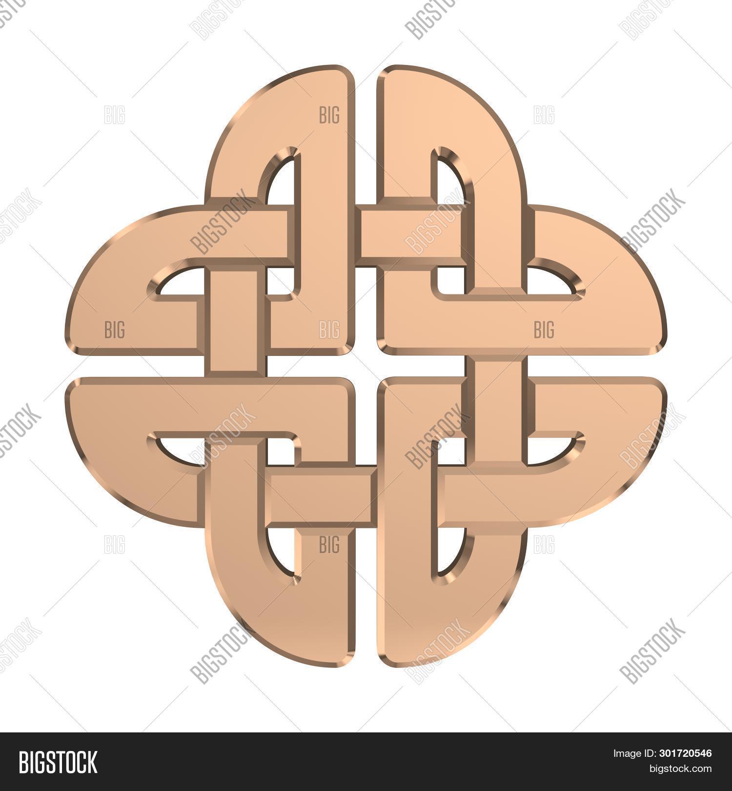 Golden Celtic Knot Image & Photo (Free Trial) | Bigstock