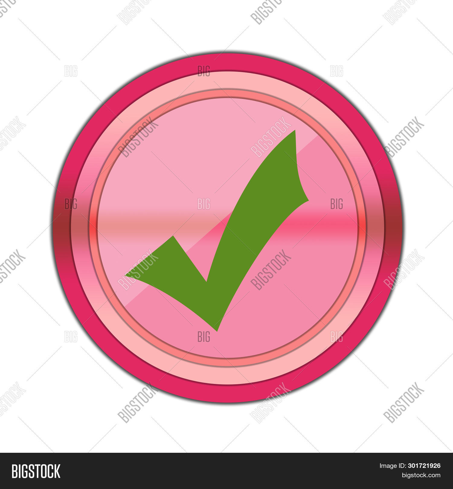 Check Mark Icon Red Image & Photo (Free Trial) | Bigstock
