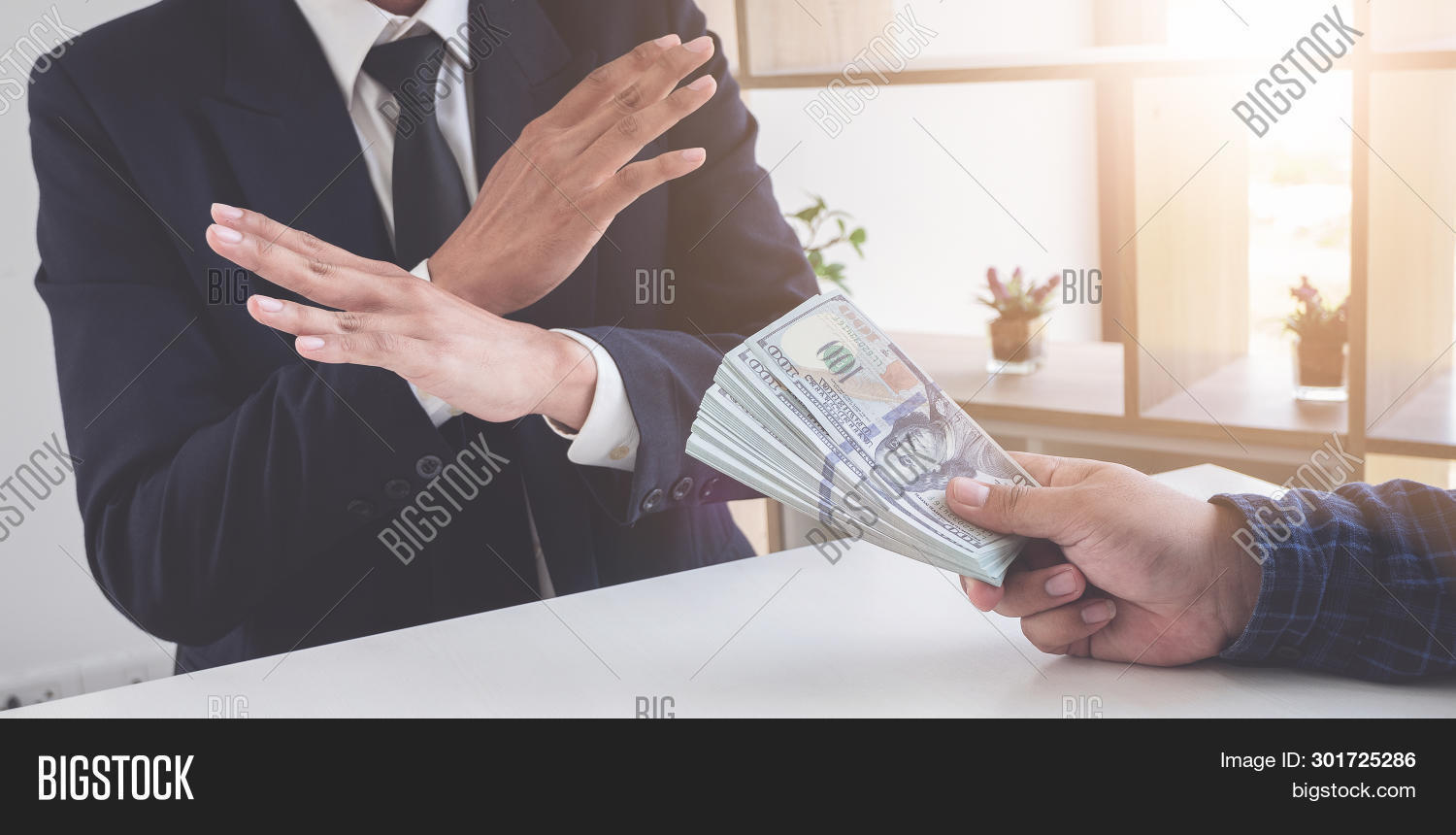 Business Man Refusing Image & Photo (Free Trial) | Bigstock