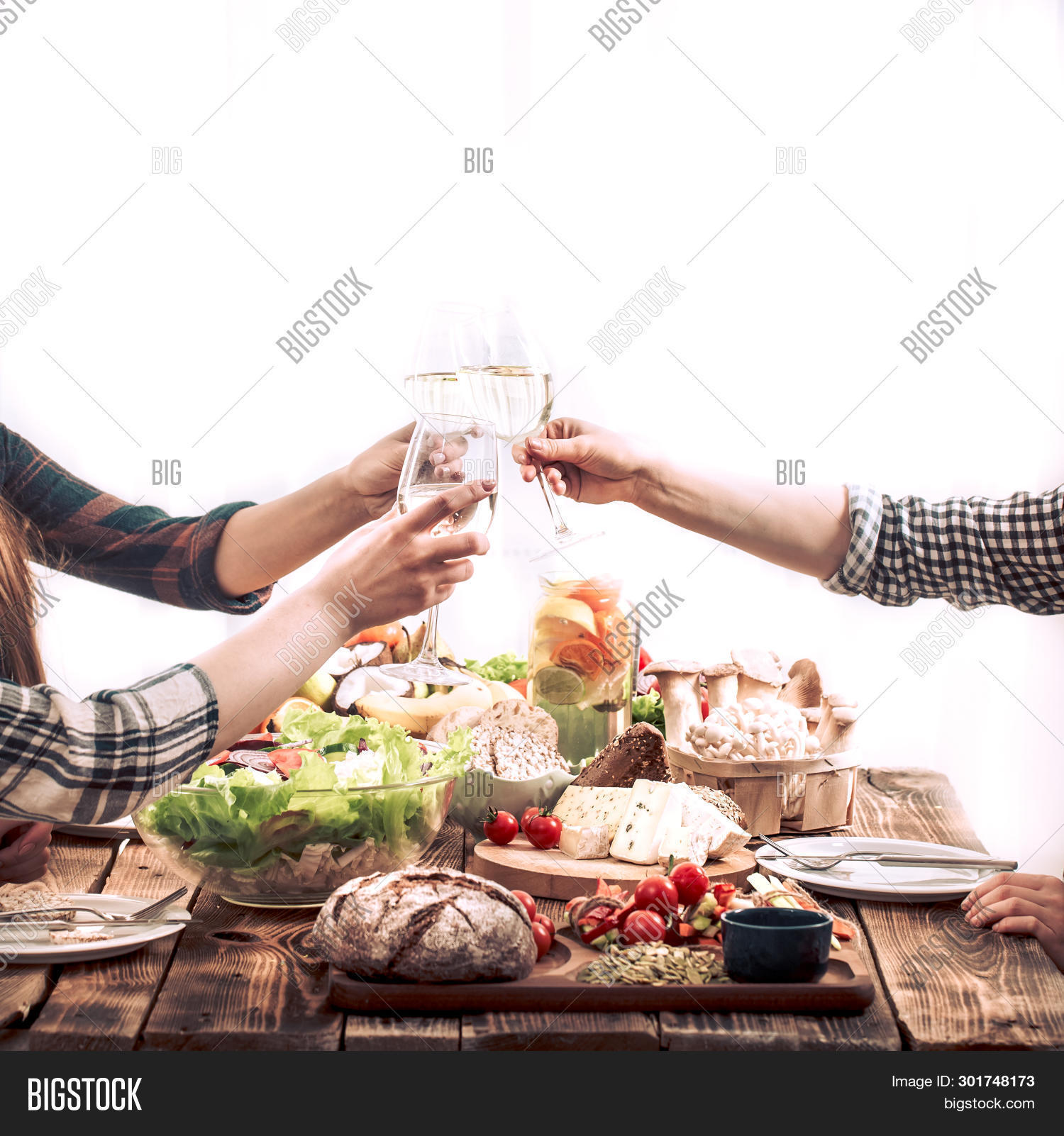 Enjoying Dinner My Image & Photo (Free Trial) | Bigstock