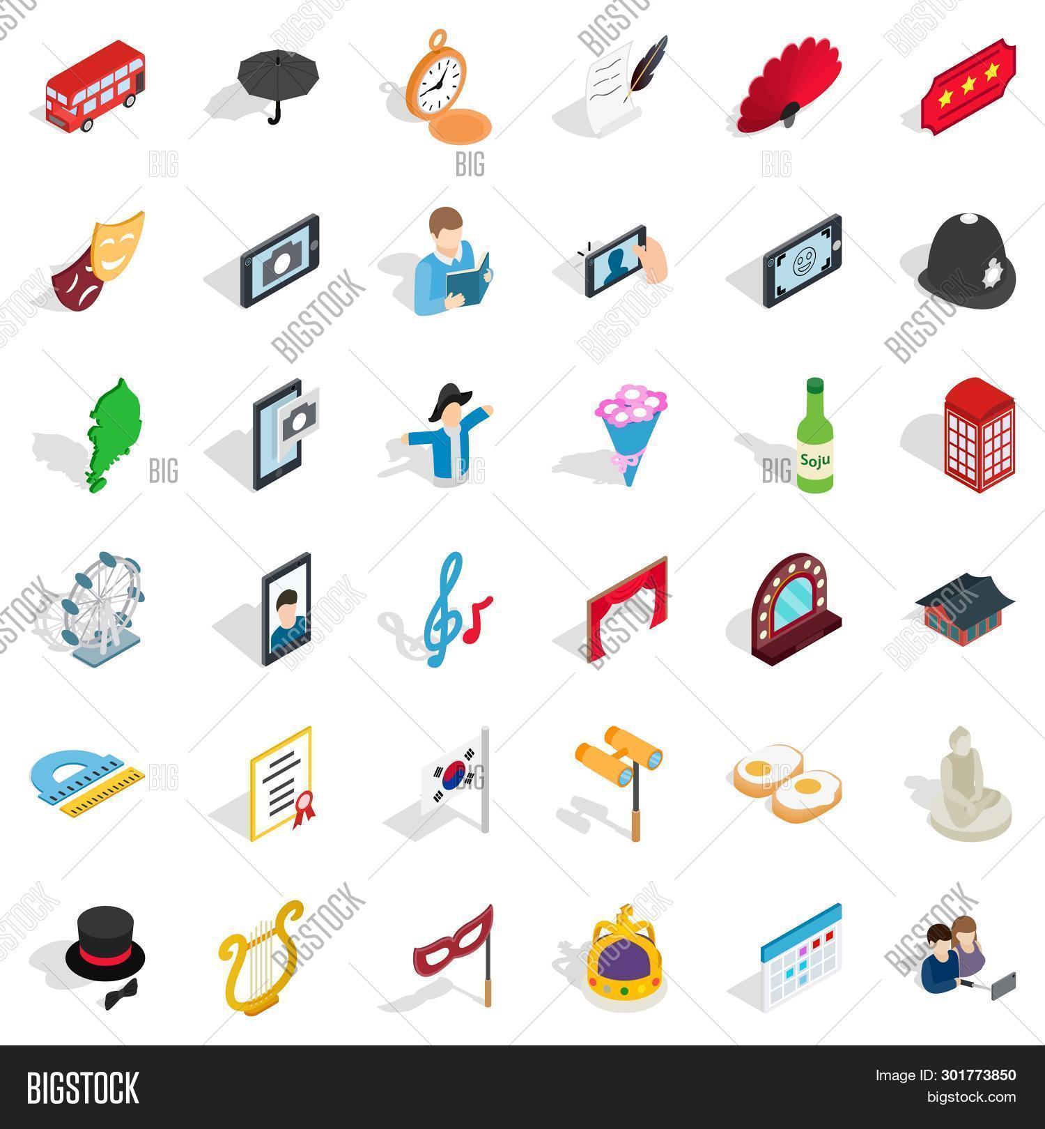 Parade Icons Set. Image & Photo (Free Trial) | Bigstock