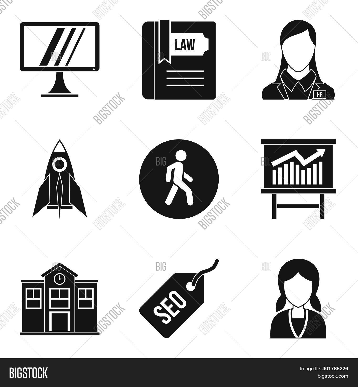 Initiation Icons Set. Image & Photo (Free Trial) | Bigstock