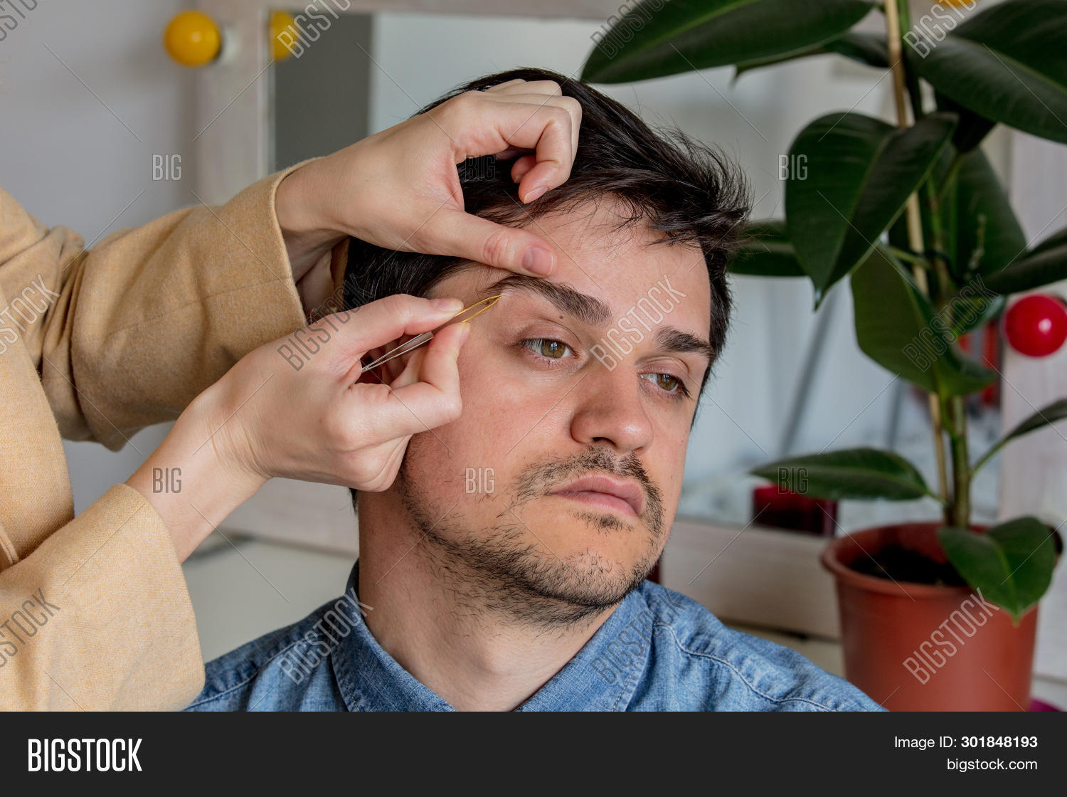 Young Man Plucked His Image & Photo (Free Trial) | Bigstock